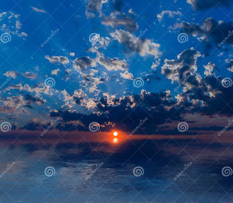 Sunset stock photo. Image of white, sunset, sunrays, light - 4169740