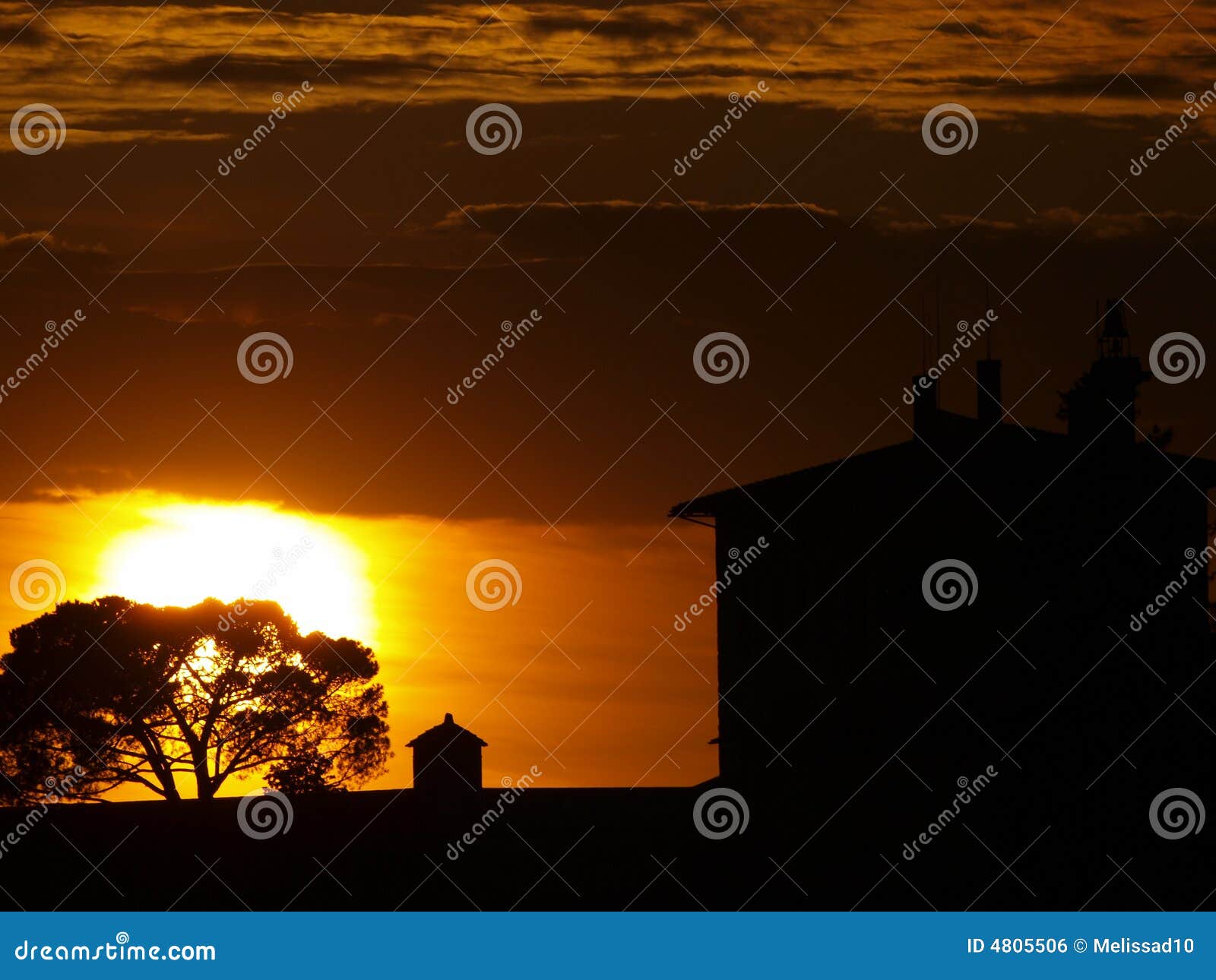 Sunset stock photo. Image of cloudy, colour, color, formation - 4805506