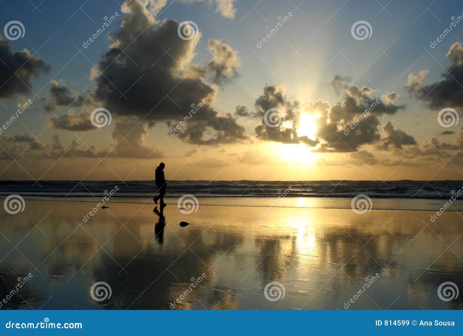 Sunset stock image. Image of landscape, color, freedom - 814599