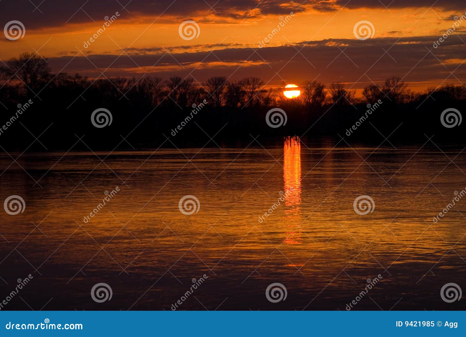 Sunset stock image. Image of spring, nature, sunset, landscape - 9421985