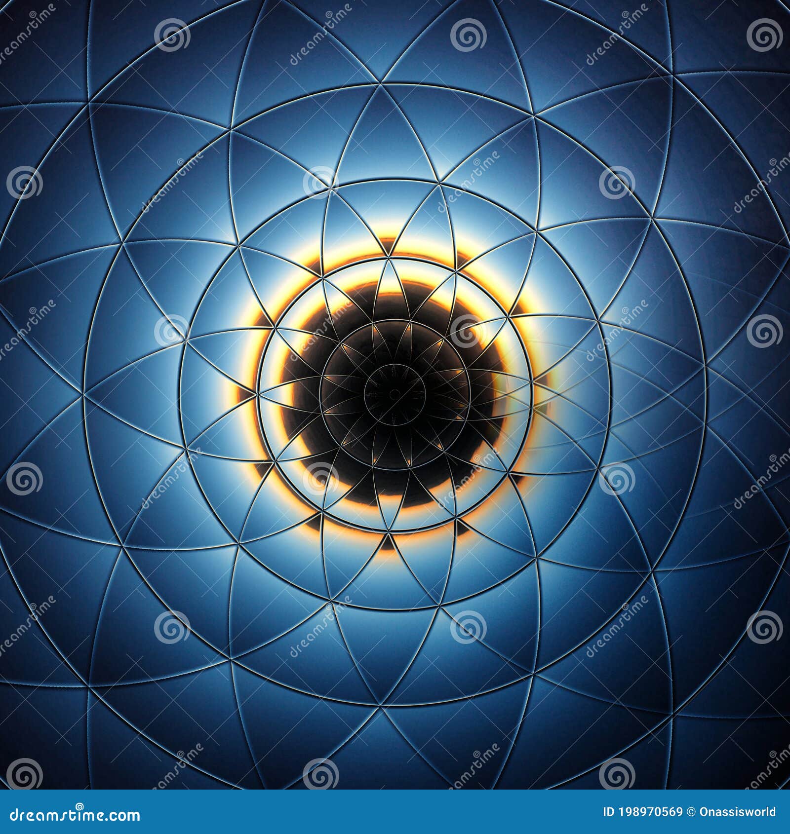 Sunset Abstract Shapes Blurs Colors Stock Illustration - Illustration ...