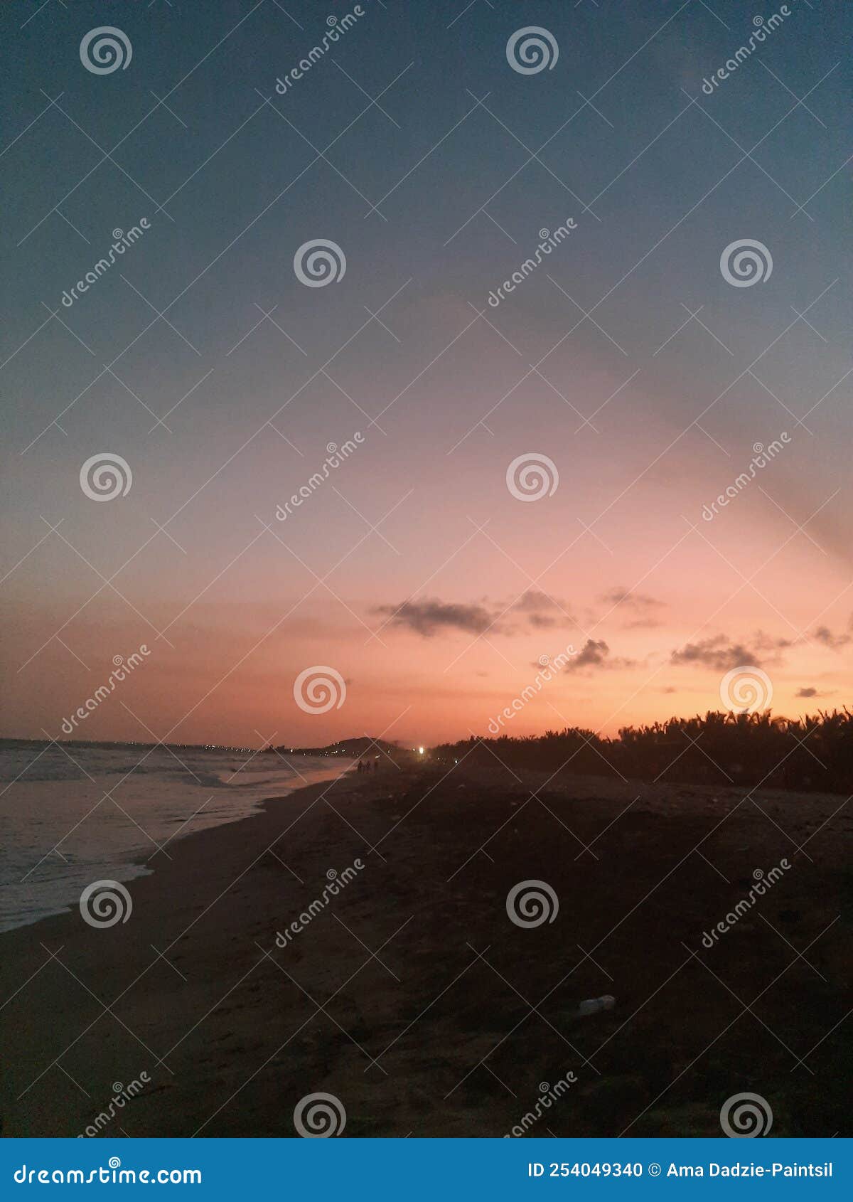 Sunset in Accra stock photo. Image of accra, beach, ghana - 254049340