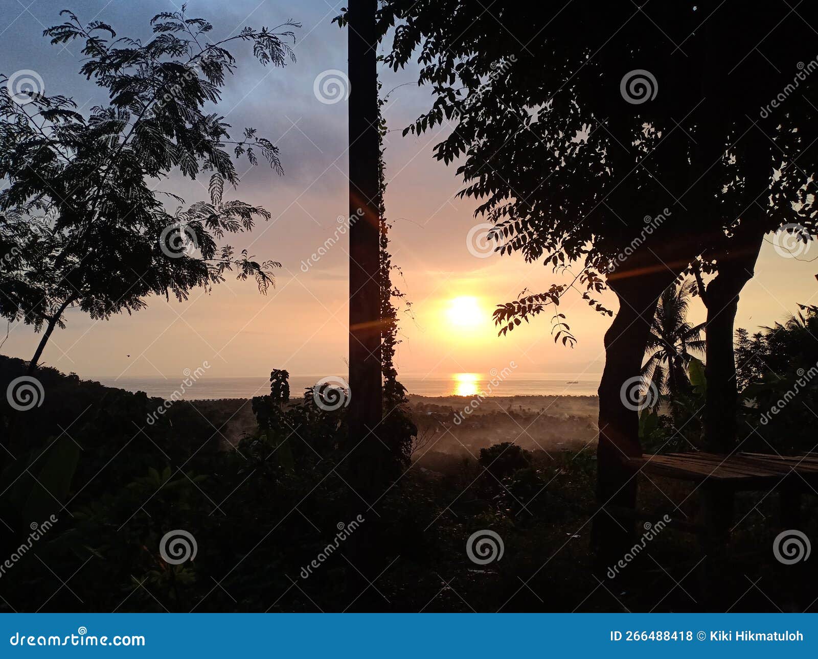 Sunset in the Afternoon in Indonesian Nature Stock Photo - Image of nature, afternoon: 266488418