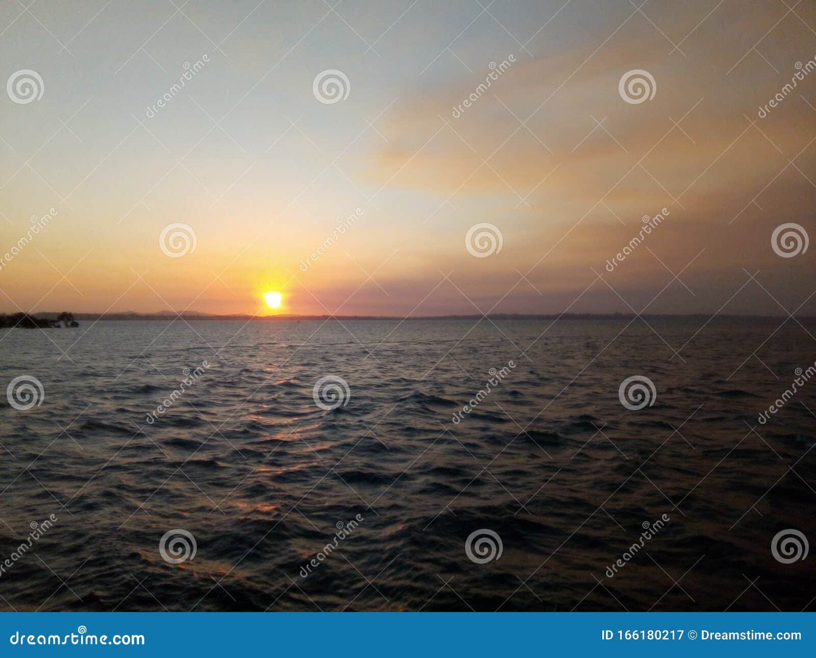 Sunset Afternoon Wellington Point Stock Image - Image of afternoon ...