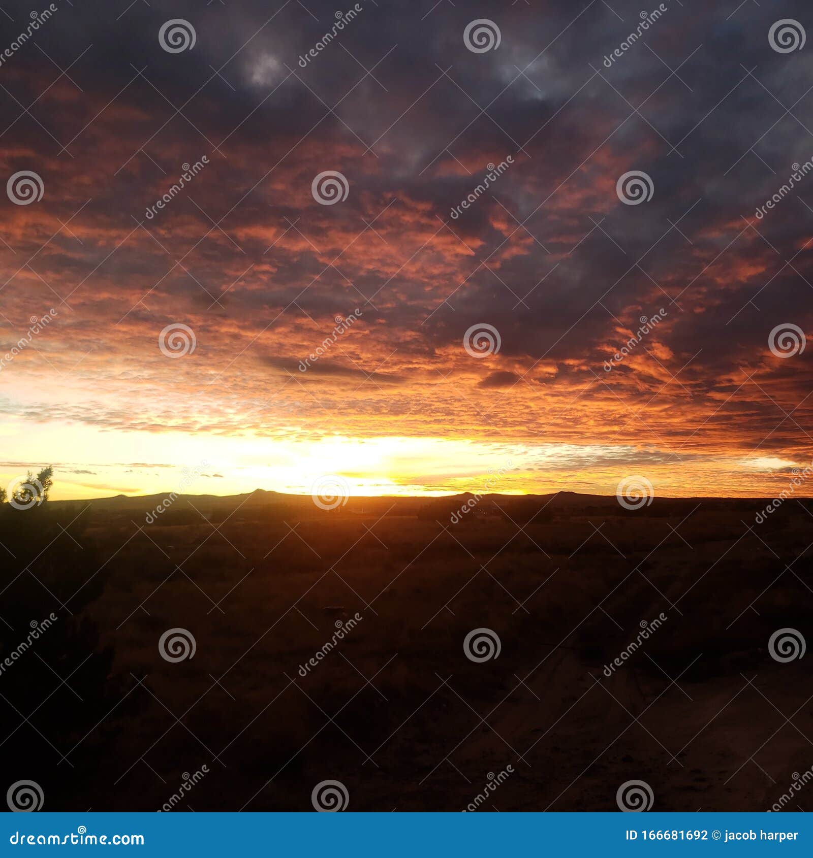 Sunset Albuquerque New Mexico Nature Stock Photo - Image of nature ...