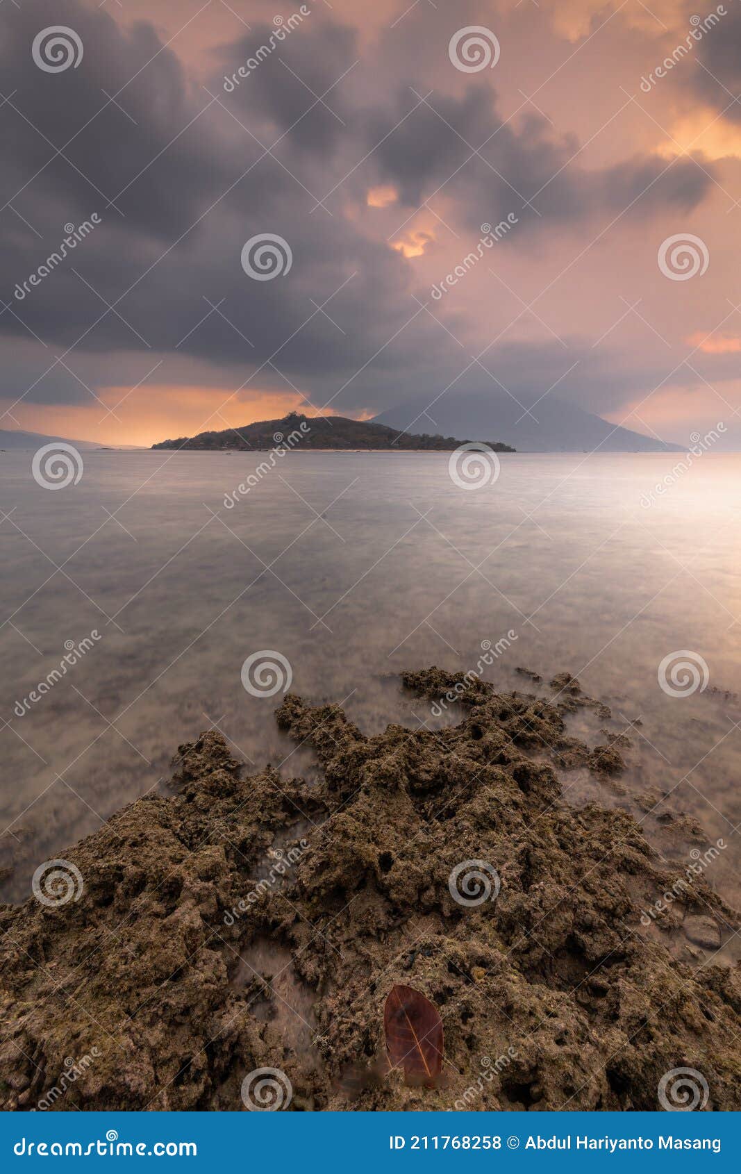 After Sunset on Alor Kecil Beach Stock Photo - Image of ocean, layers ...