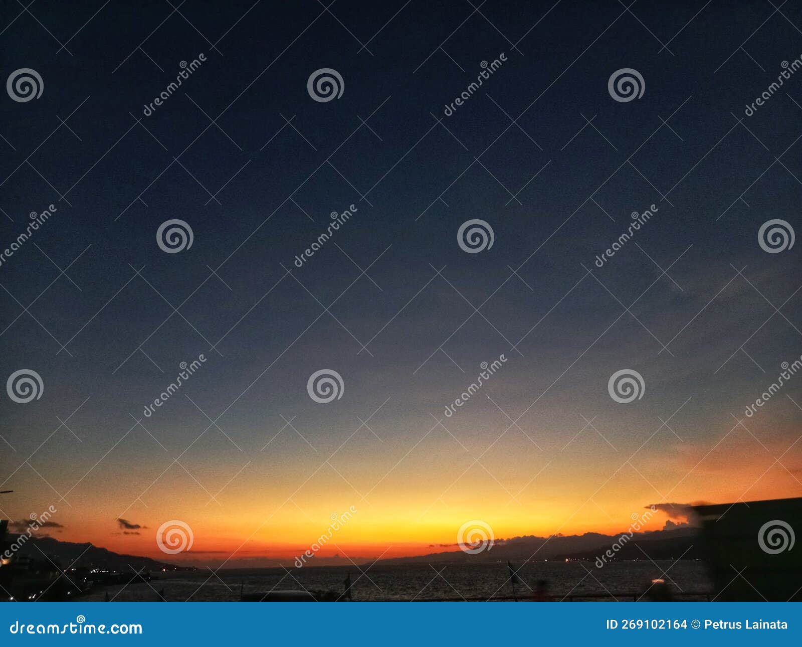 Sunset in ambon stock photo. Image of ambon, create - 269102164