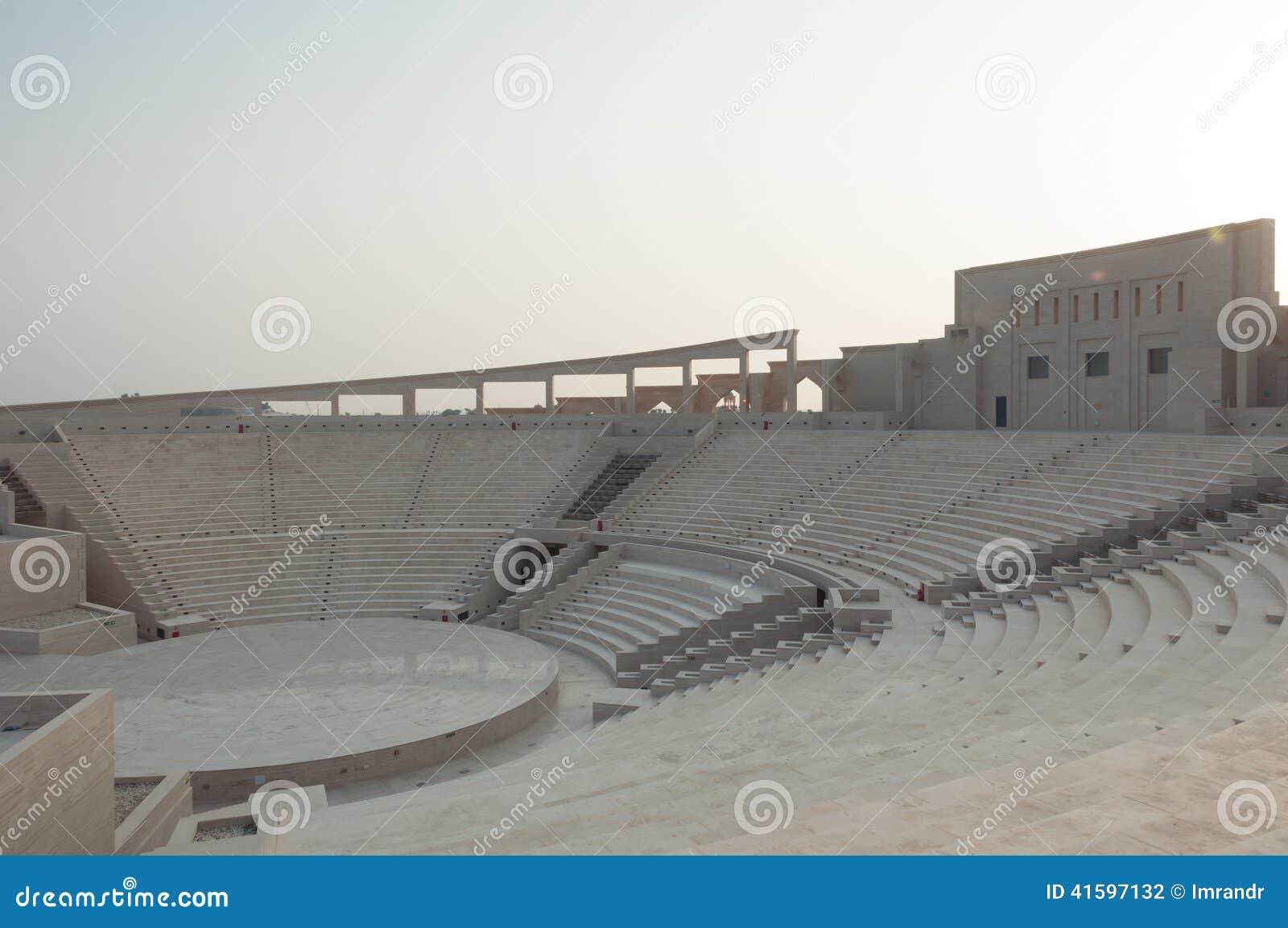 The Amphitheater In Katara Cultural Village, Doha Qatar Panoramic View ...
