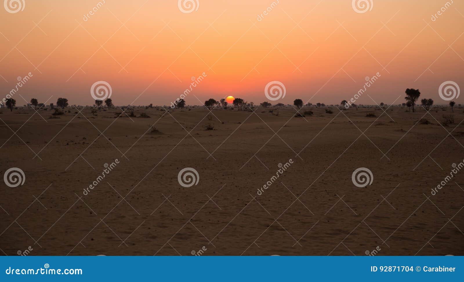 Sunset in the Arabian Desert Stock Photo - Image of tourism, sunlight ...