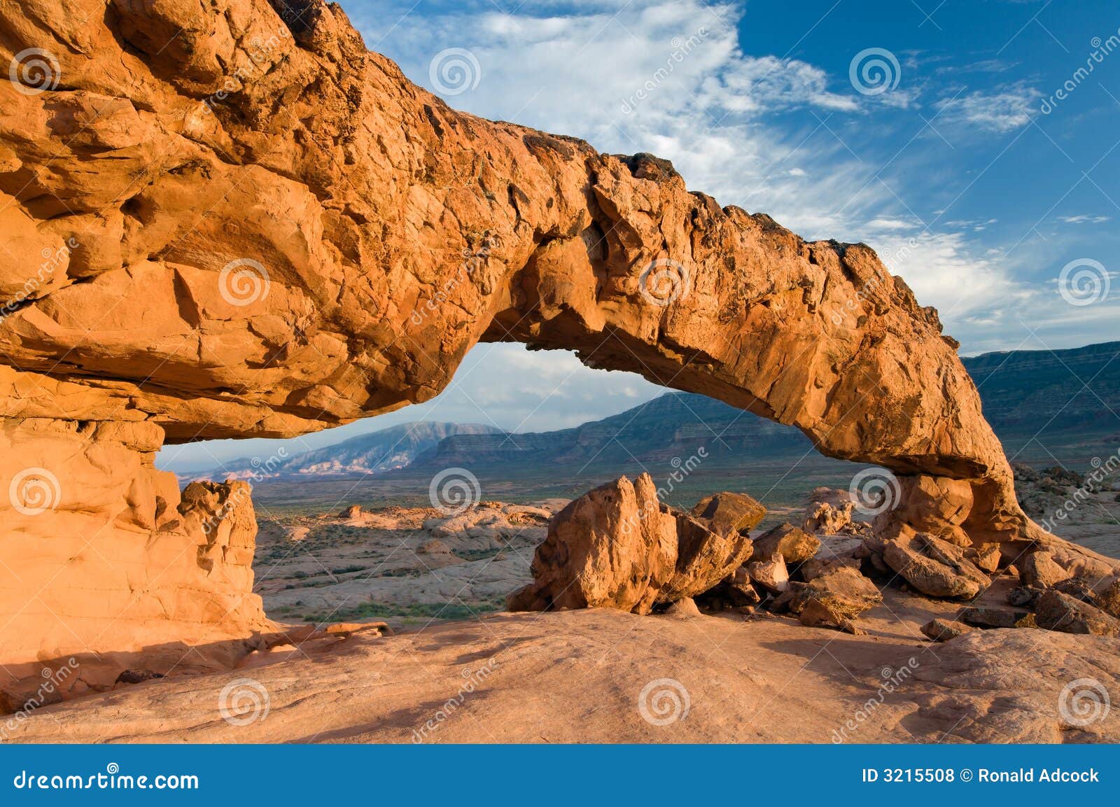 Sunset Arch stock photo. Image of clouds, geology, horizontal - 3215508