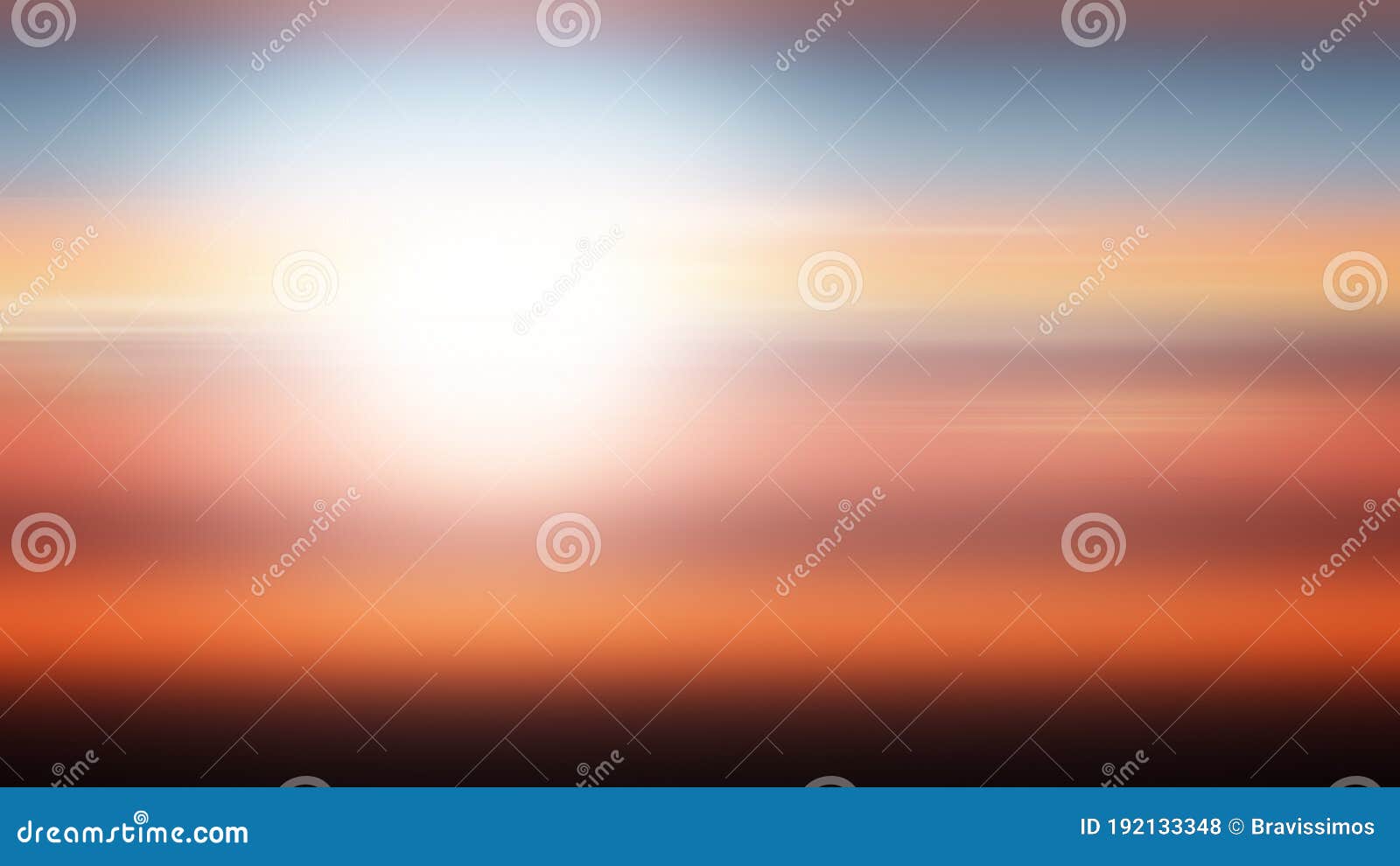 Sunset Background Illustration Gradient Abstract, Sun Template Stock ...