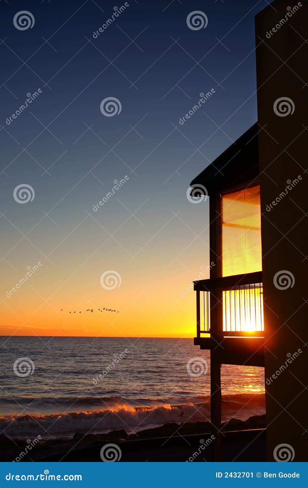 Sunset Balcony stock image. Image of beautiful, holiday - 2432701
