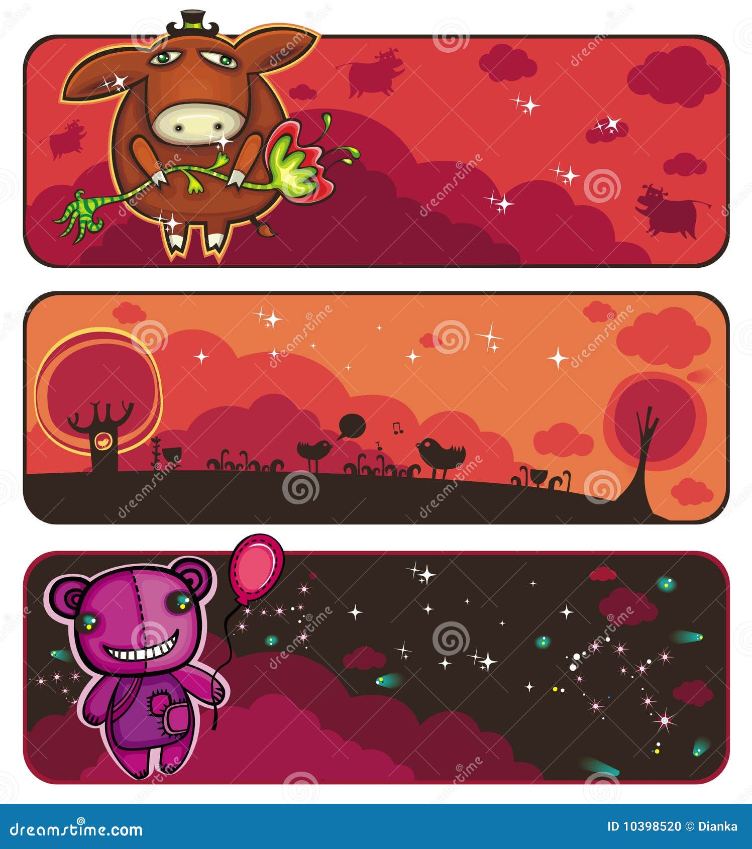 Sunset Banners Stock Illustrations – 4,297 Sunset Banners Stock ...