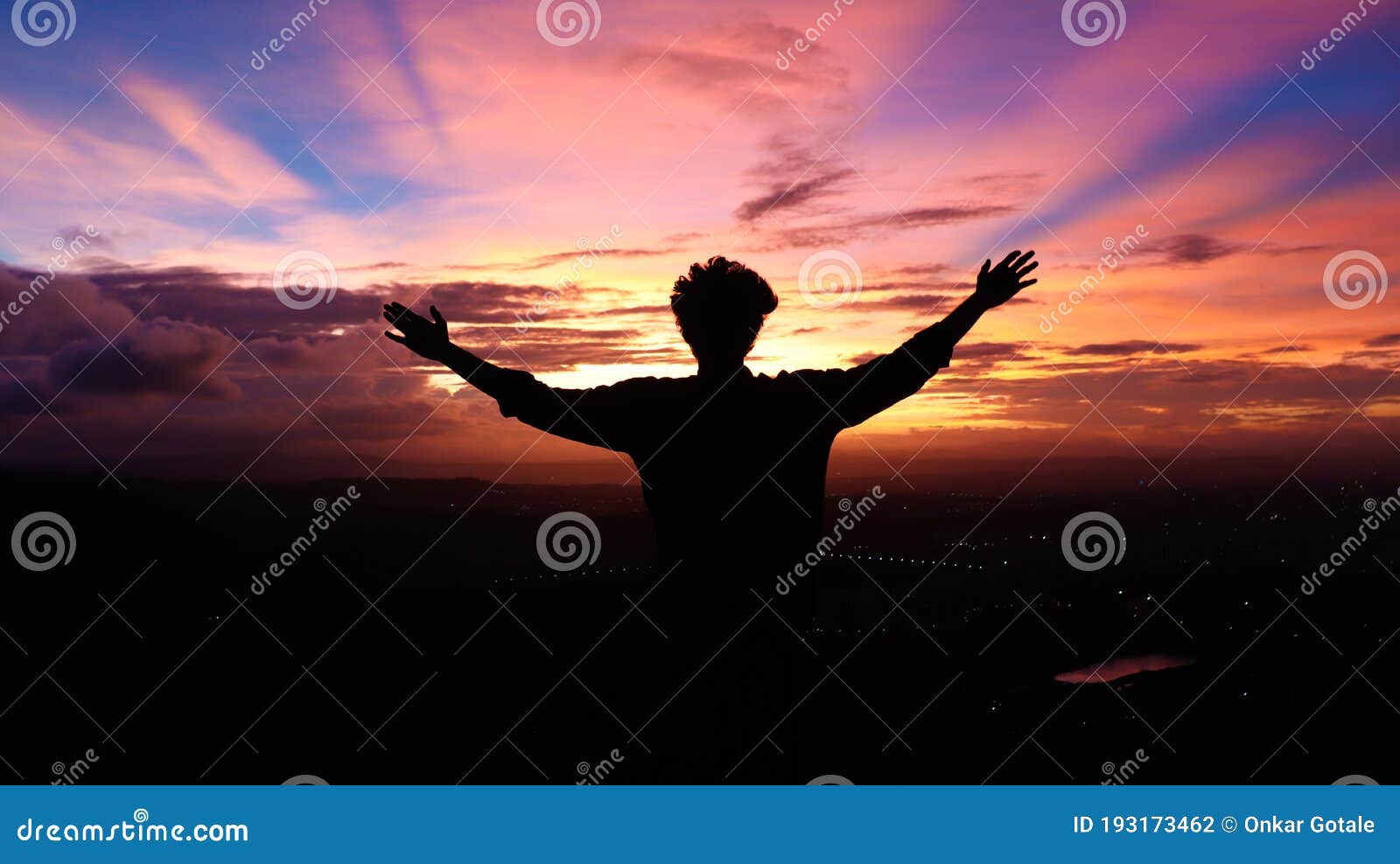 Sunset from bapdev ghat stock photo. Image of dawn, sunlight - 193173462