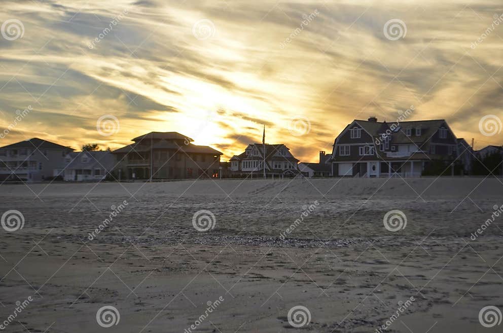 Sunset stock image. Image of gold, beach, sunset, sunrise - 50760153