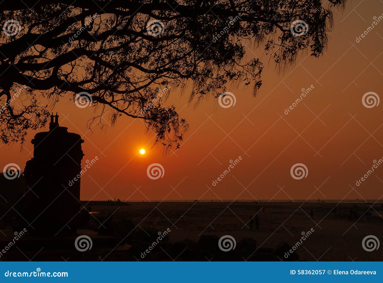 Sunset on the Beach in Fort Kochi Stock Image - Image of retro, kerala ...