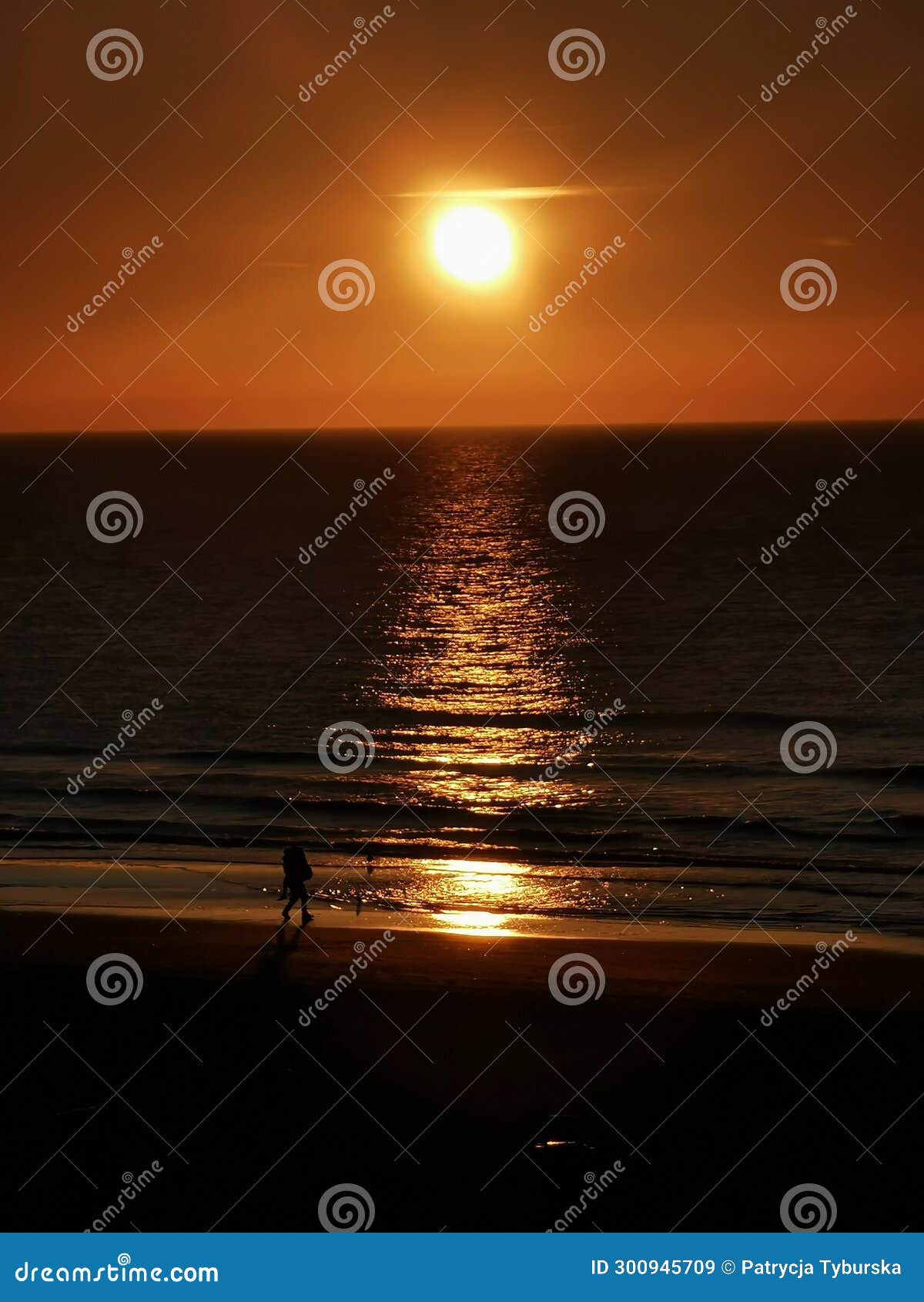 Sunset on Beach, Lovely View at Sky Stock Image - Image of view, sunset ...