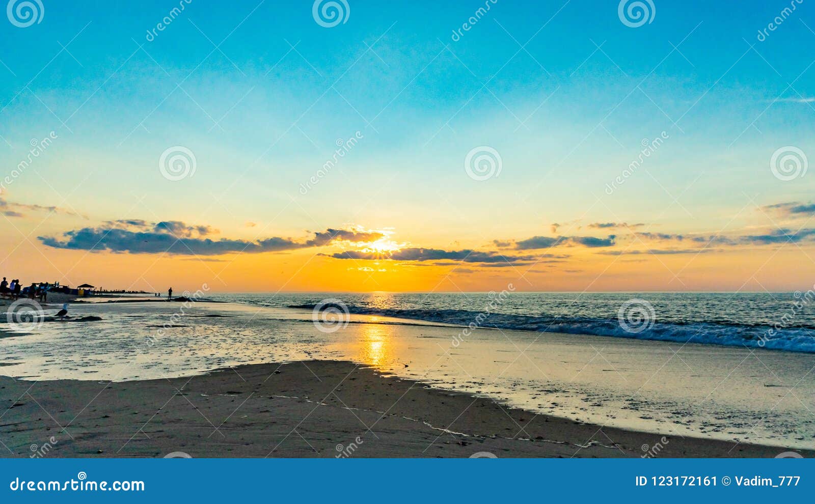 Sunset on the Beach on North Side of the Provincelands Cape Cod ...
