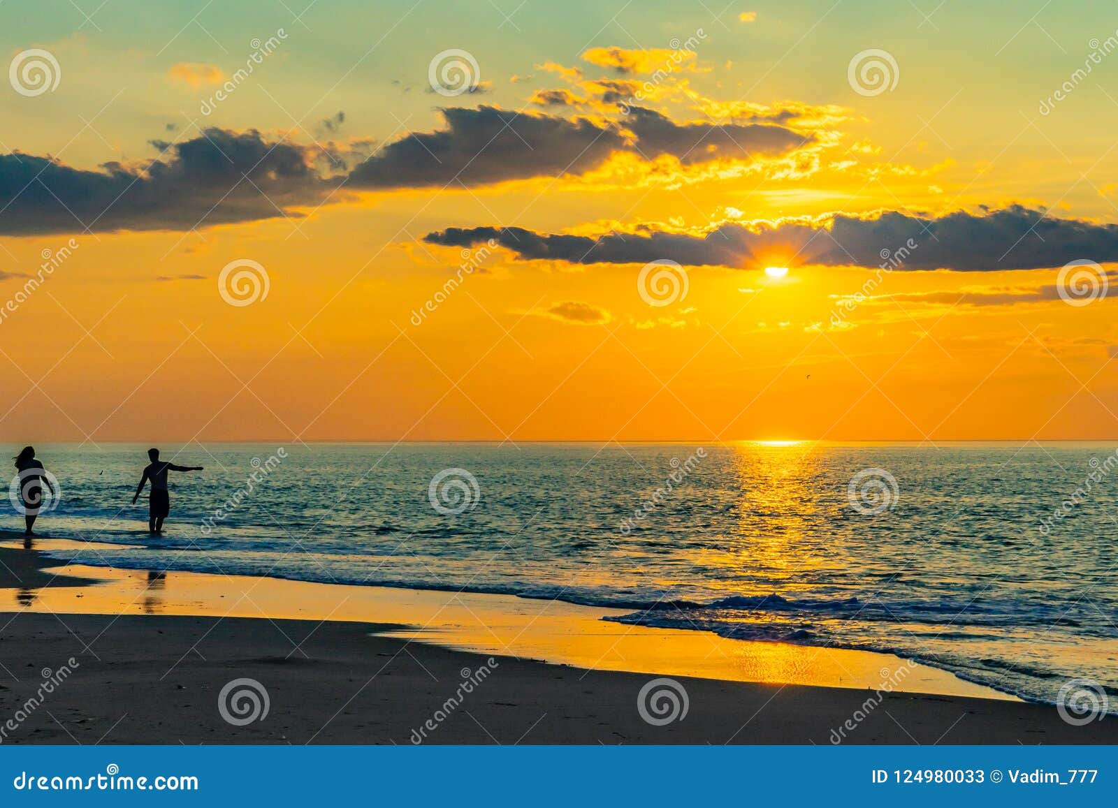 Sunset on the Beach on North Side of the Provincelands Cape Cod ...