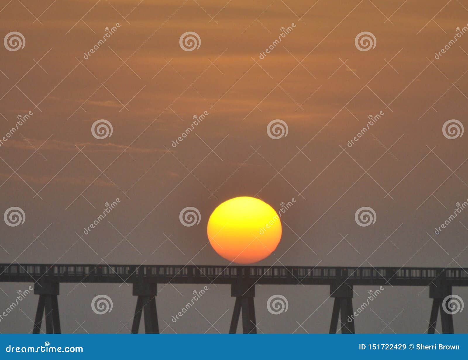 Sunset on the Beach of Panama City Stock Image - Image of natural ...