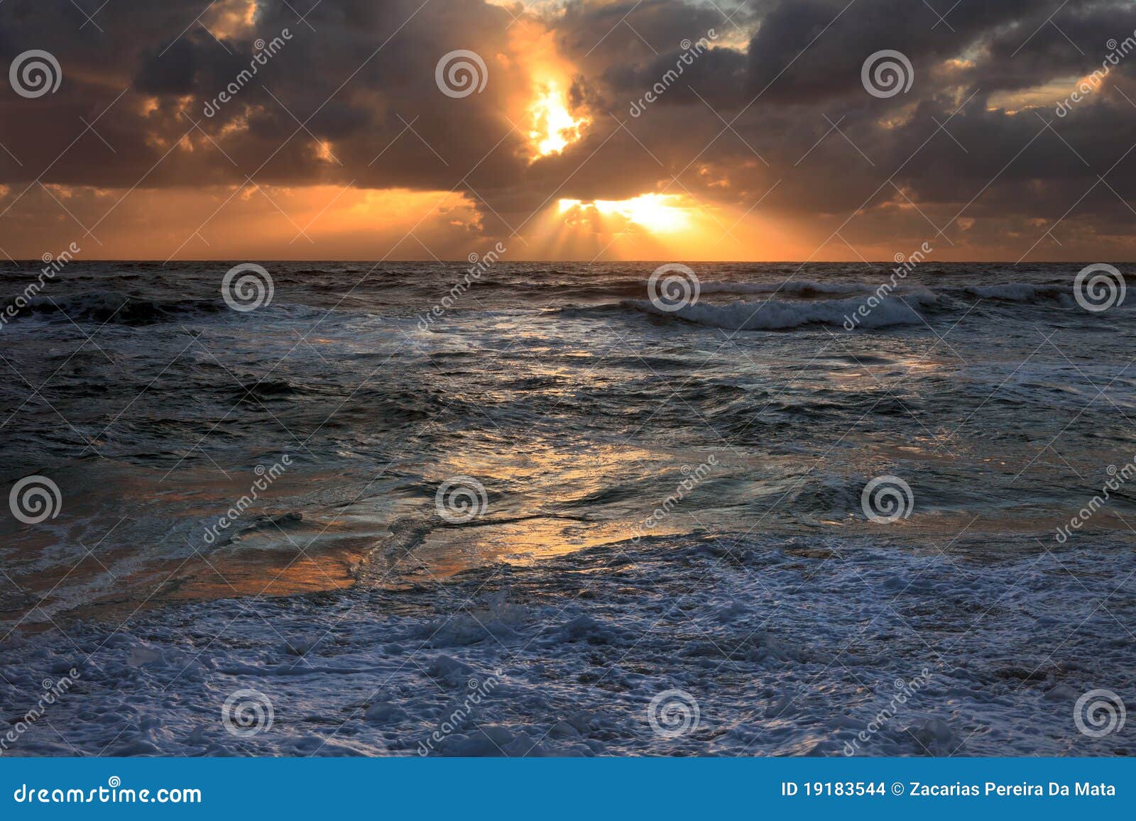 Sunset beams stock photo. Image of sunset, ocean, holy - 19183544