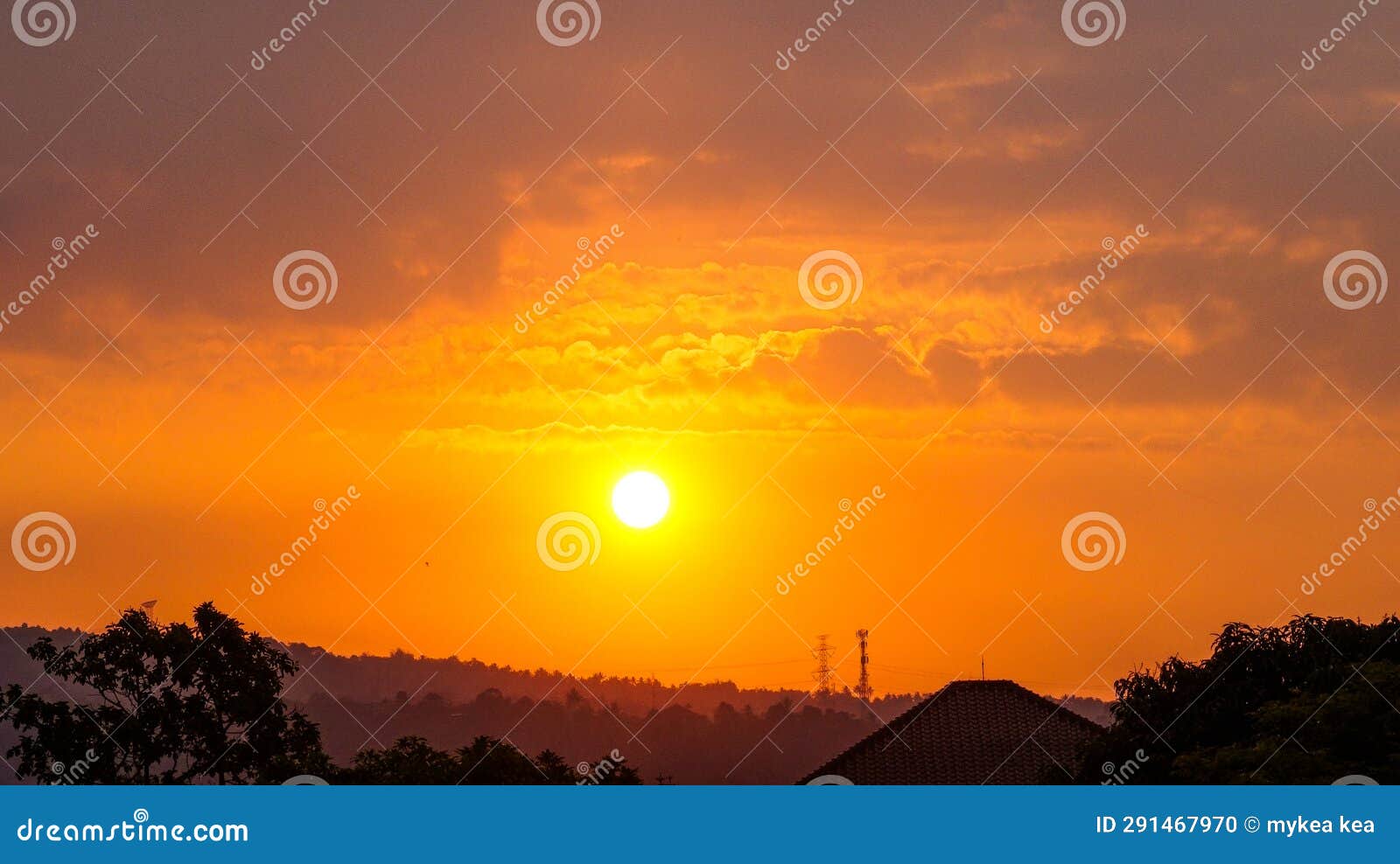 Sunset, Beautiful and Calming View Stock Photo - Image of evening ...
