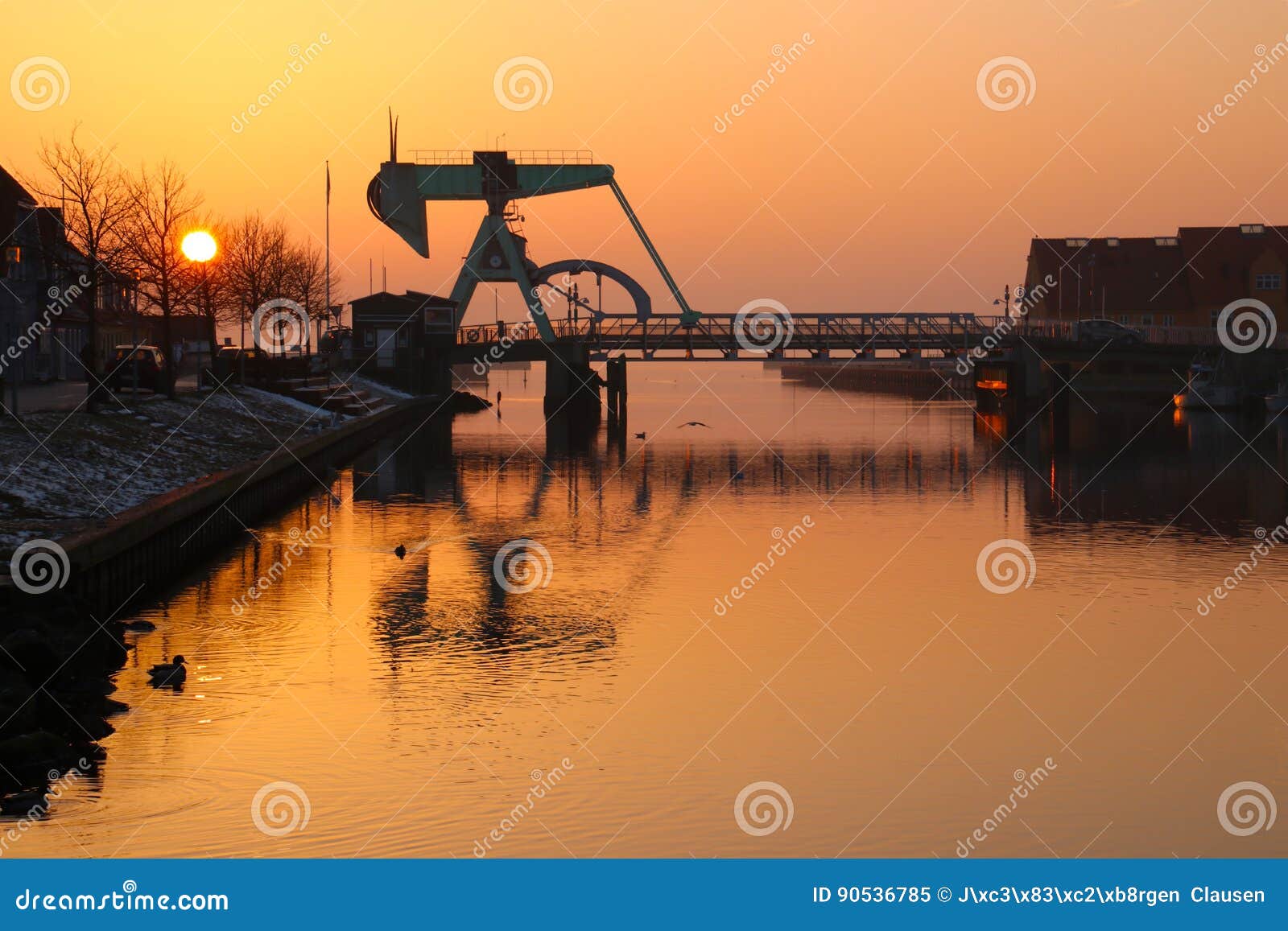 Sunset so Beautiful at the Grasshopper Bridge Stock Image - Image of ...