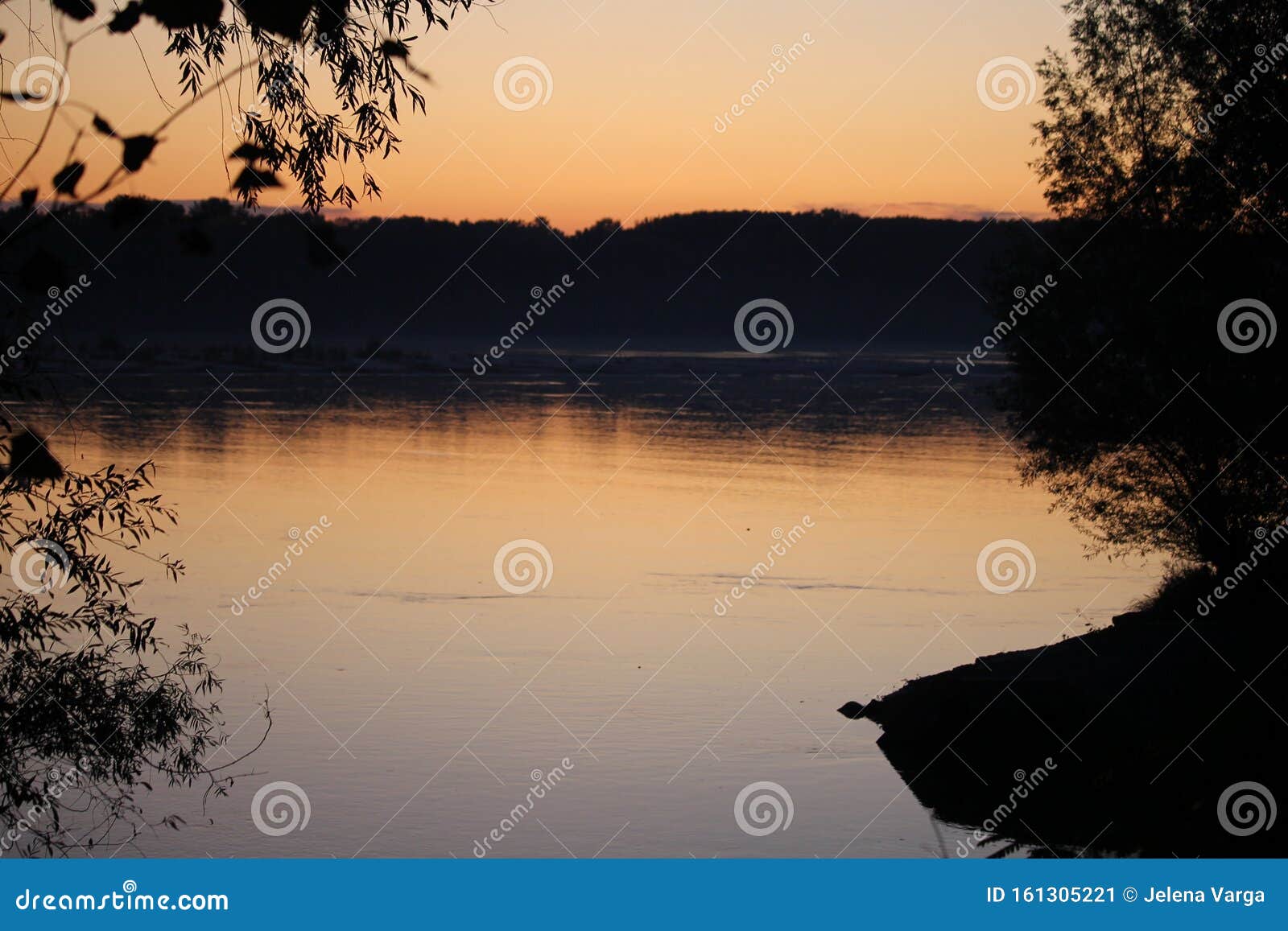 Sunset stock image. Image of peaceful, beauty, nature - 161305221
