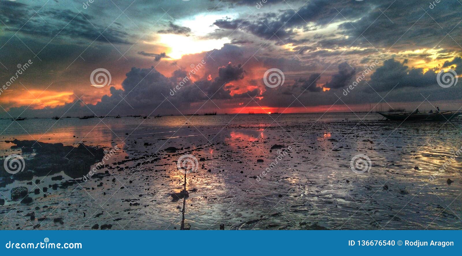 Sunset stock photo. Image of view, sunset, side, beautiful - 136676540