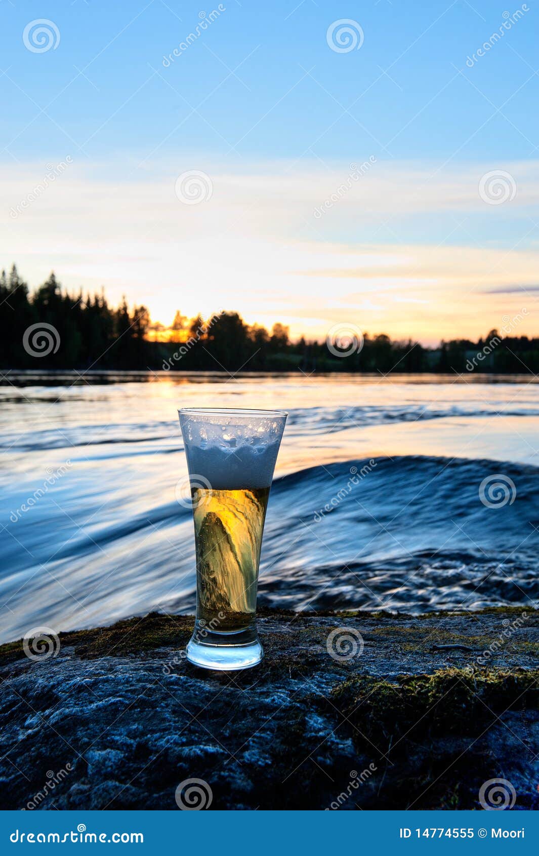 Sunset beer stock image. Image of beer, lapland, lager - 14774555