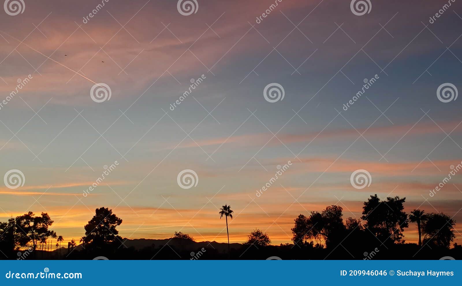 Sunset behind the house stock photo. Image of moon, golf - 209946046