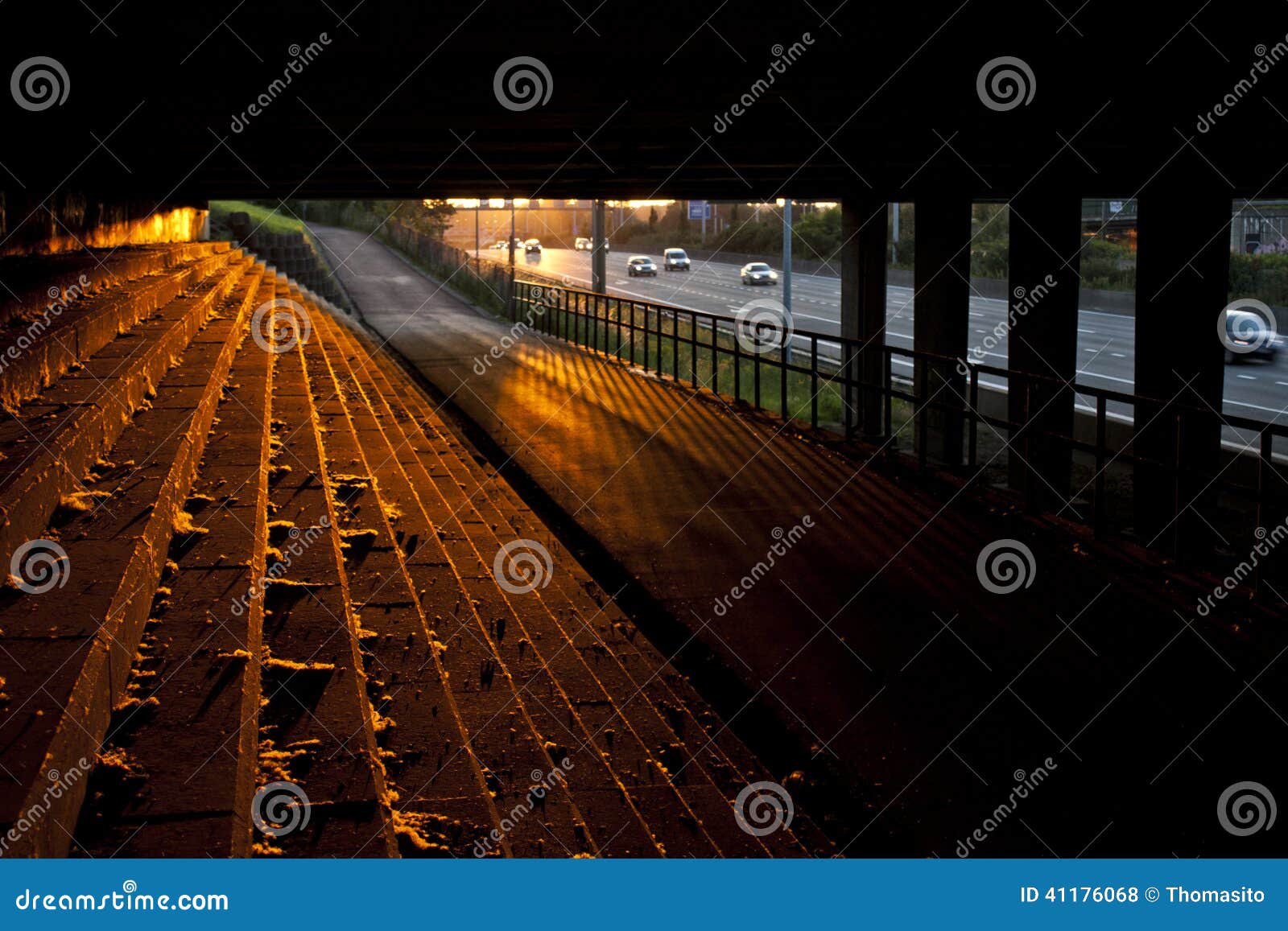 Sunset on bicycle path stock photo. Image of antwerp - 41176068