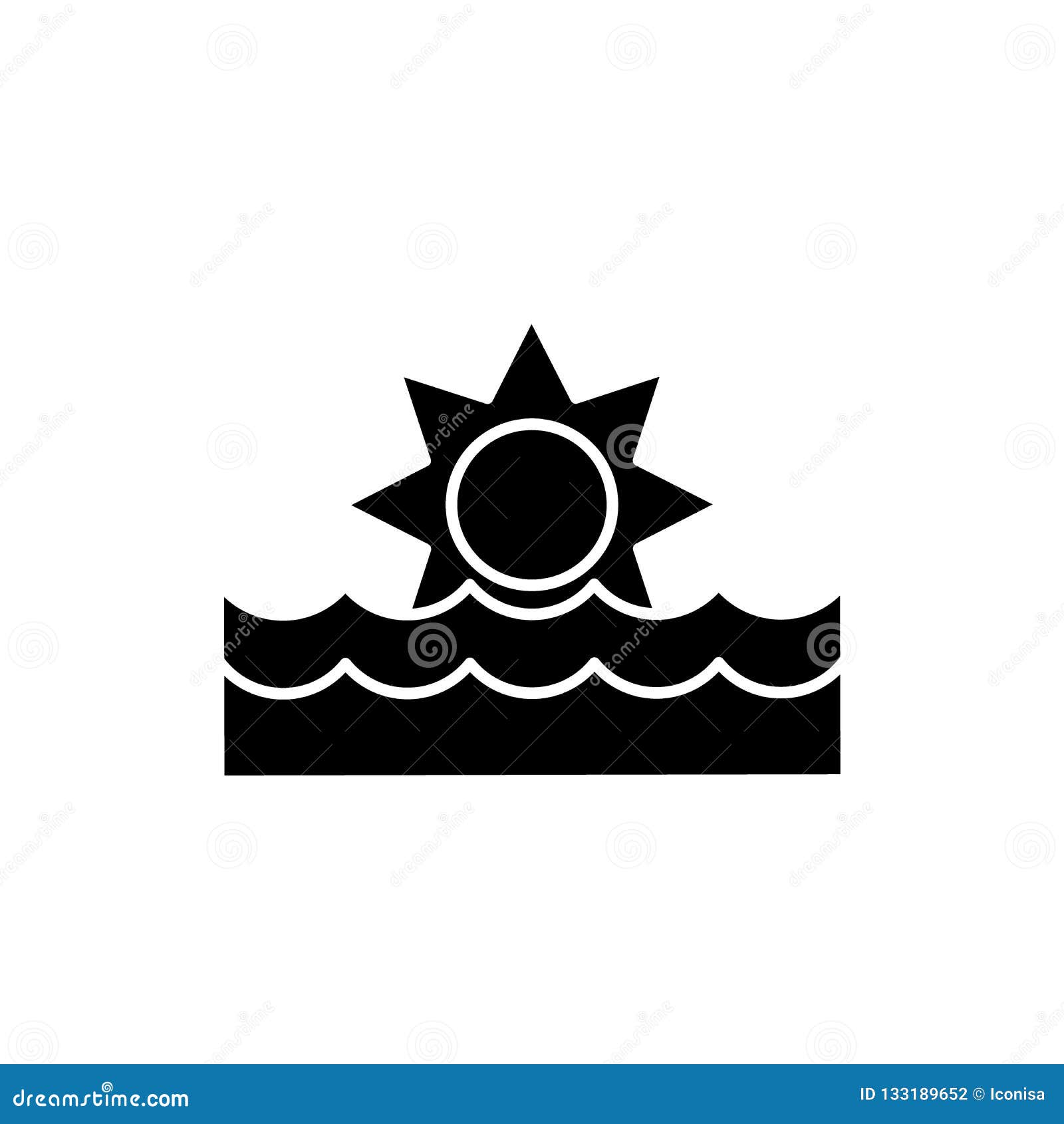 Sunset Black Icon, Vector Sign on Isolated Background. Sunset Concept ... Sunset Black Icon, Vector Sign on Isolated Background. Sunset Concept ...