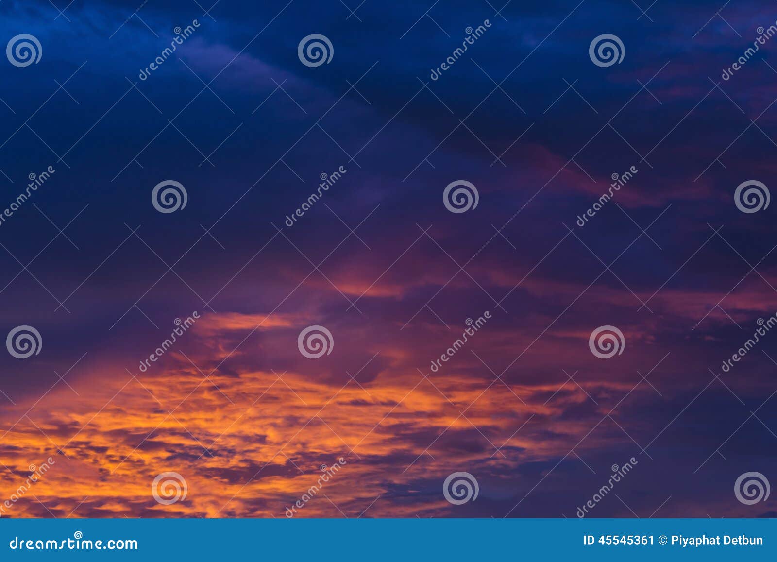 Sunset blue sky stock image. Image of bright, beautiful - 45545361