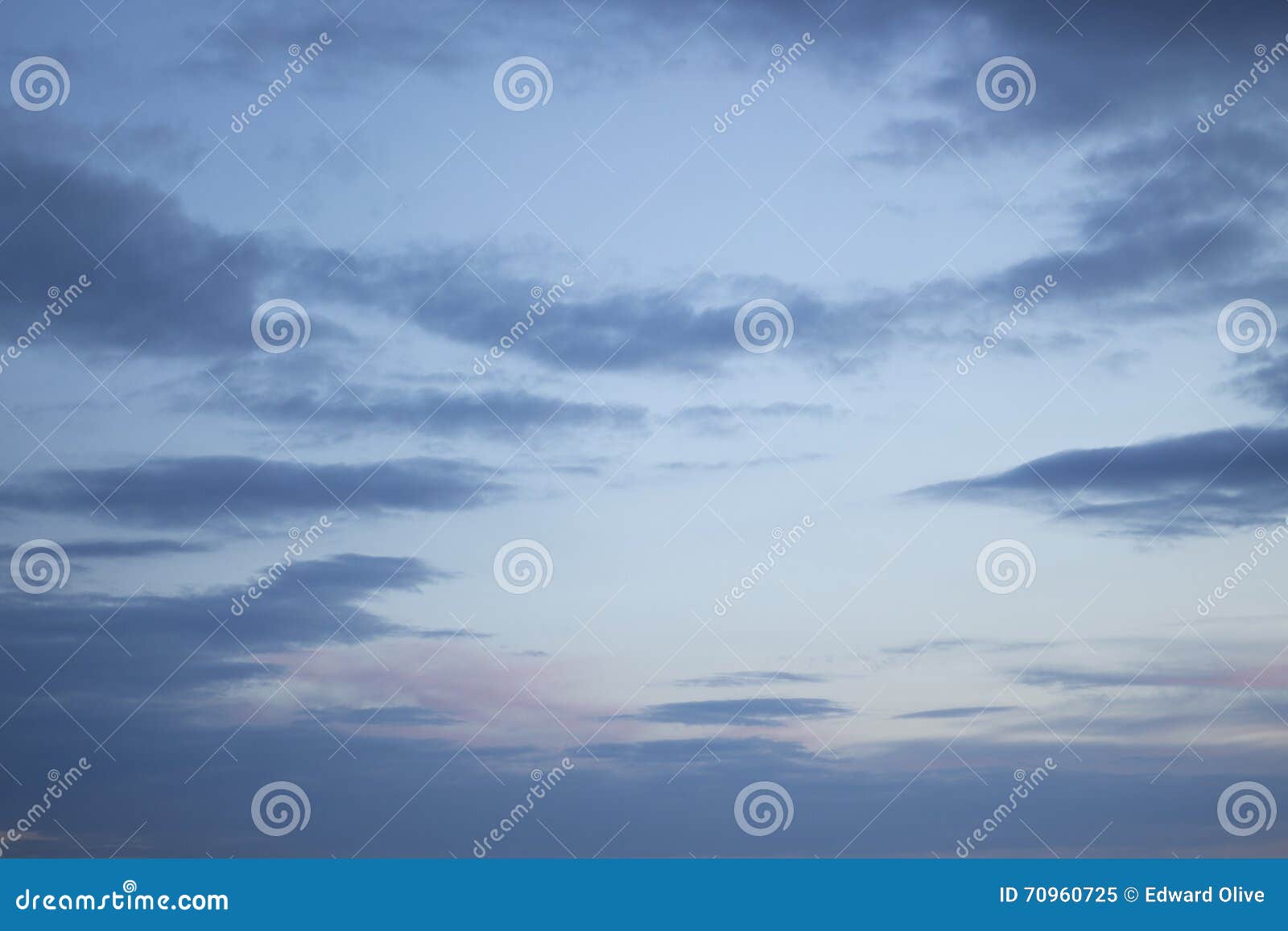Sunset Blue Sky with Clouds Stock Image - Image of colorful, landscape ...