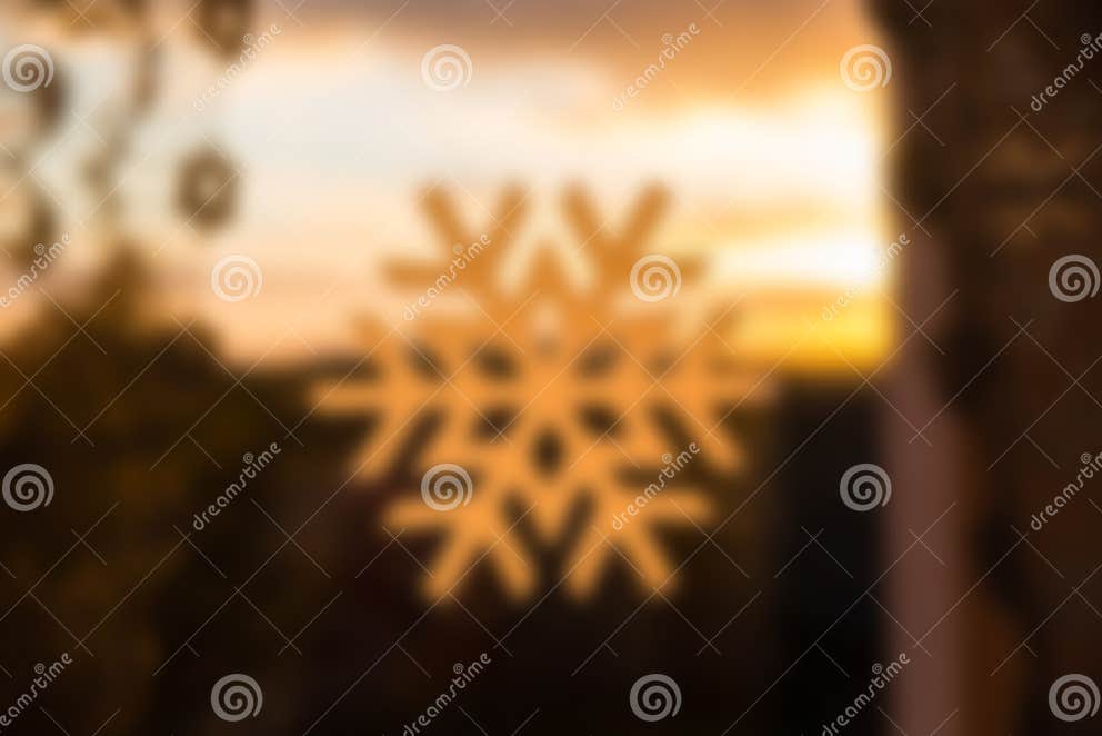 Sunset Blurred Plastic Flake Stock Image - Image of beautiful, icing ...
