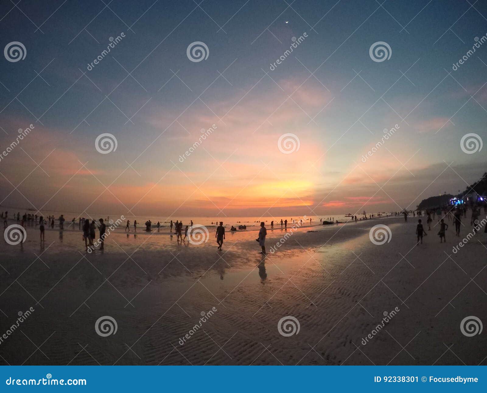 Sunset editorial photo. Image of chill, sand, sunset - 92338301