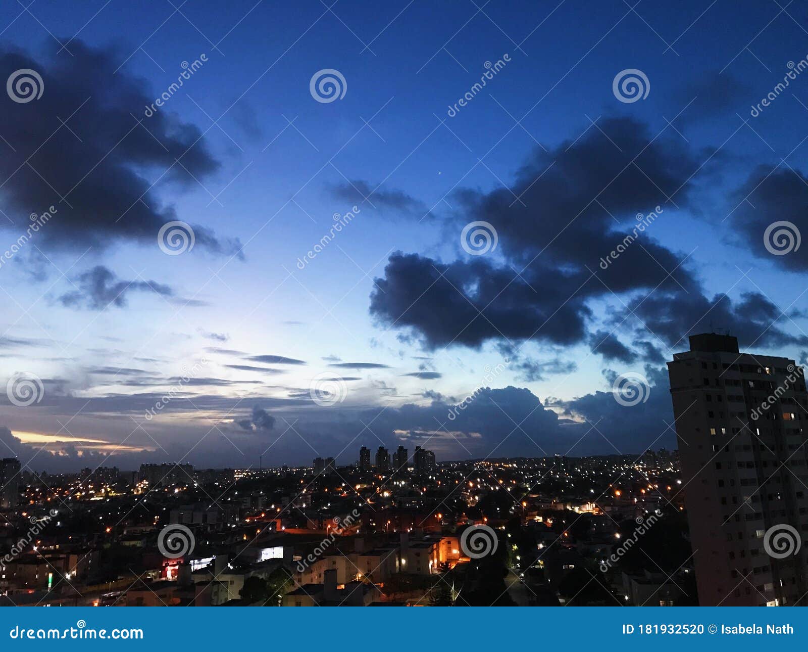 Sunset in Brazil stock photo. Image of brazil, clouds - 181932520