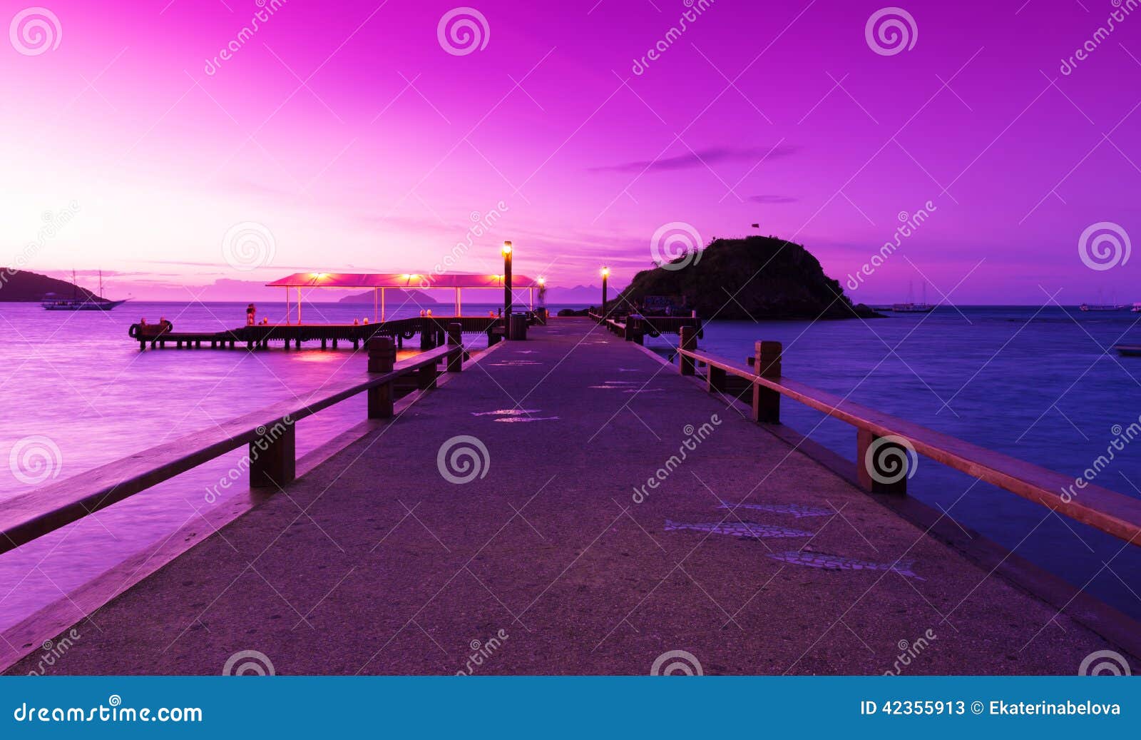 Sunset in Buzios Rio De Janeiro Stock Image - Image of mountain, boat ...