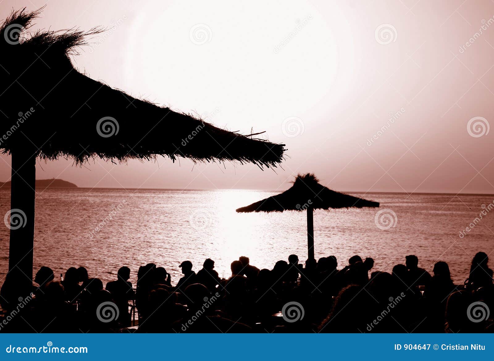 The Sunset @ Cafe Del Mar, Ibiza Stock Image - Image of sunrise, travel ...