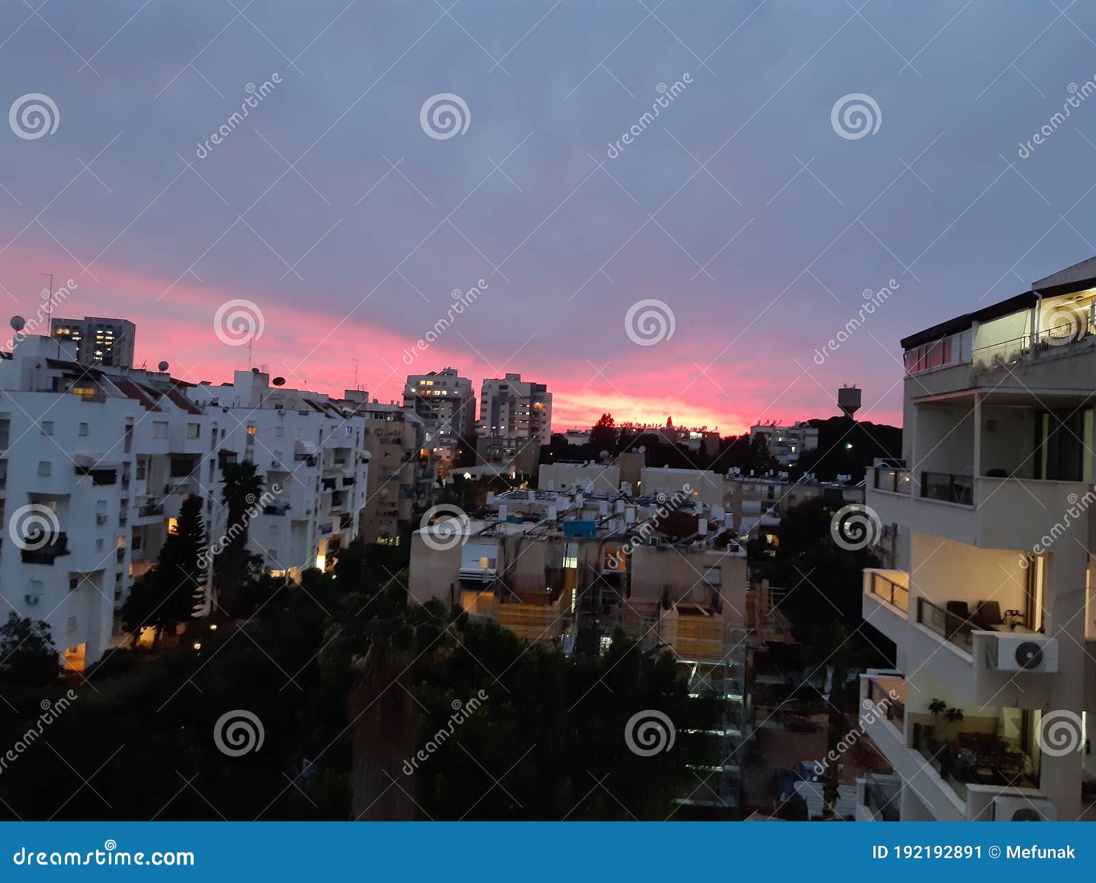 The Sunset, Captured on Mobile Phone Camera Stock Image - Image of ...
