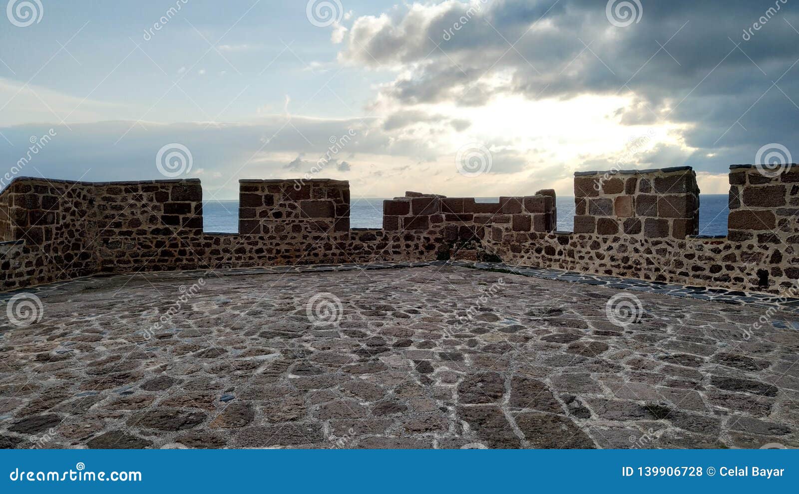 Sunset from the castle stock photo. Image of covered - 139906728