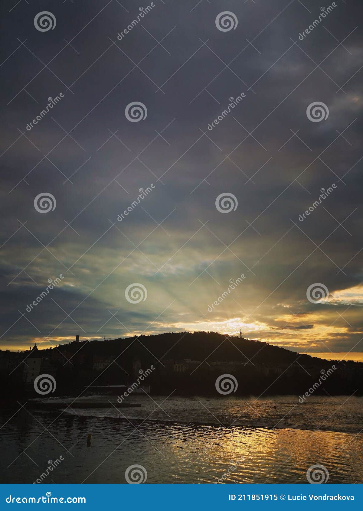 Sunset chill time stock image. Image of sunset, afterglow - 211851915