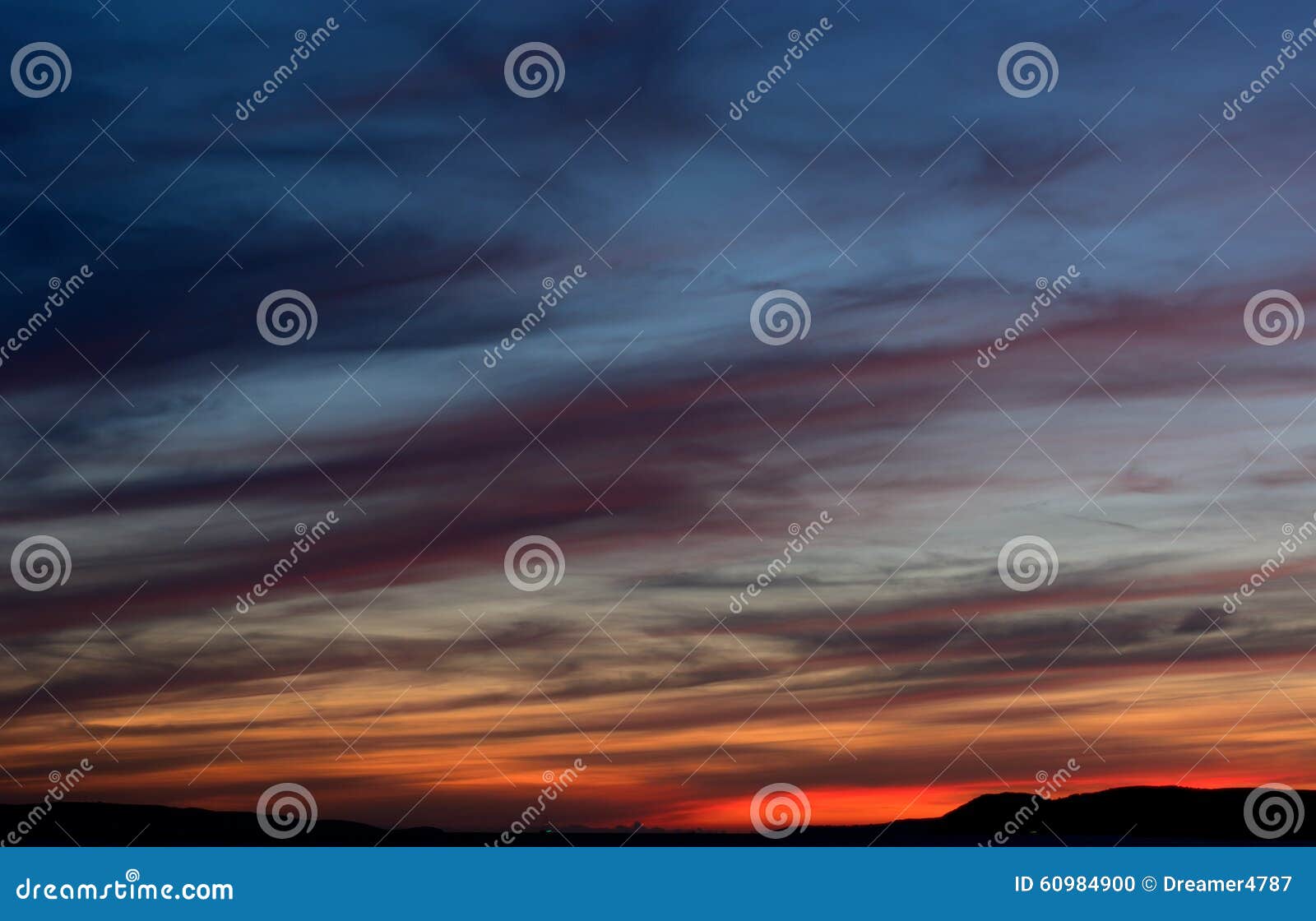 Sunset Croatia skyscape. stock photo. Image of sunset - 60984900