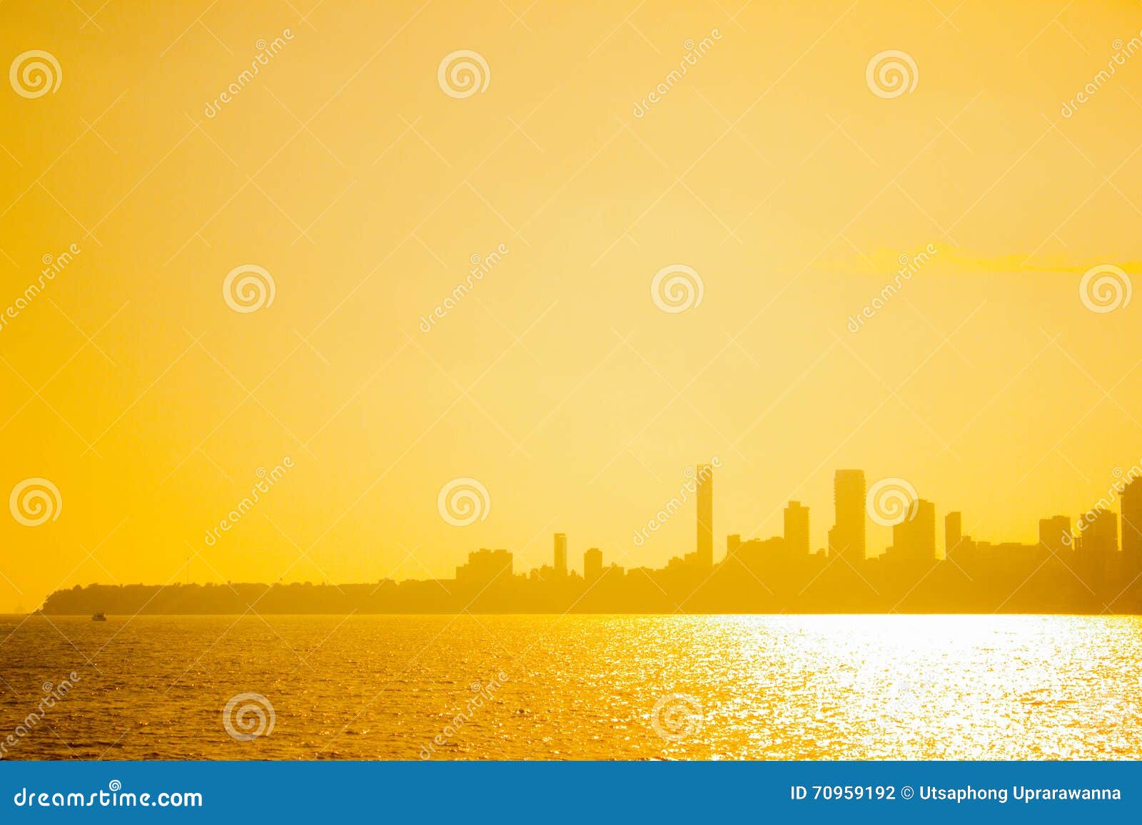 Sunset and City Shadows at Mumbai, India Stock Photo - Image of mumbai ...