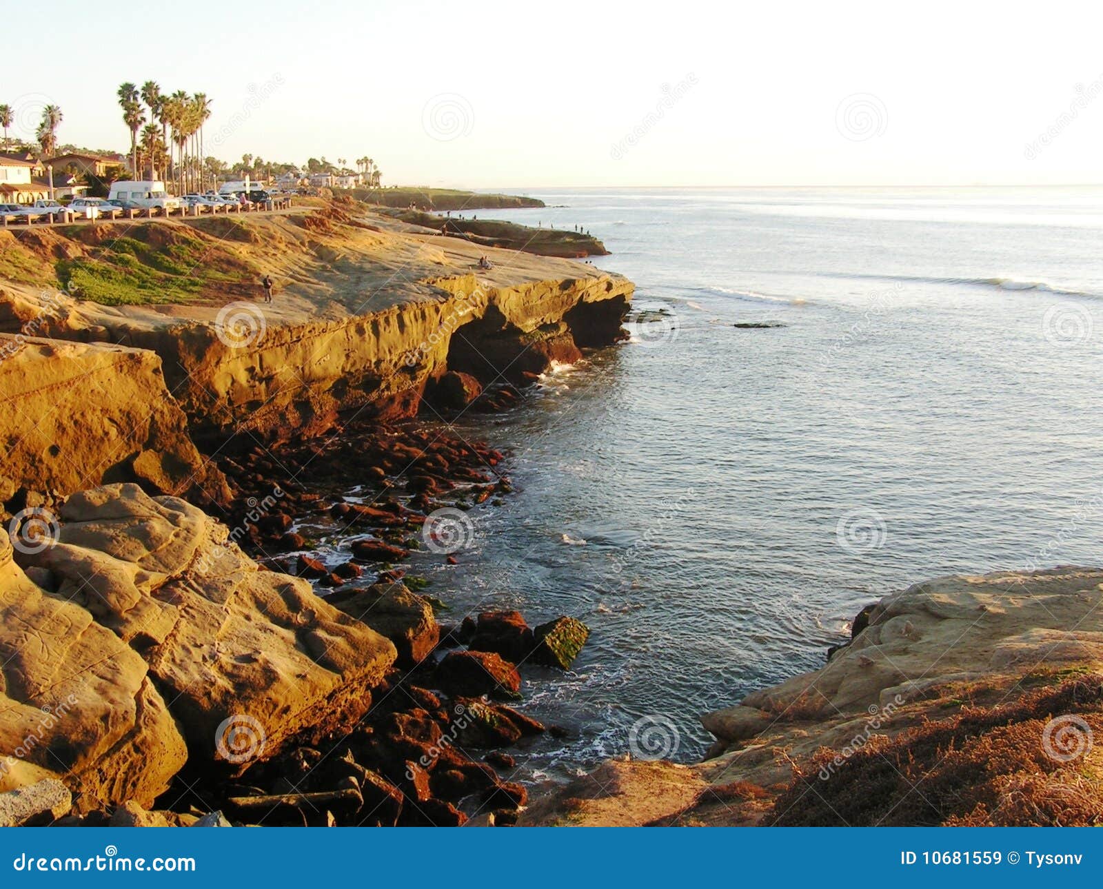Sunset Cliffs stock image. Image of mission, sunrise - 10681559