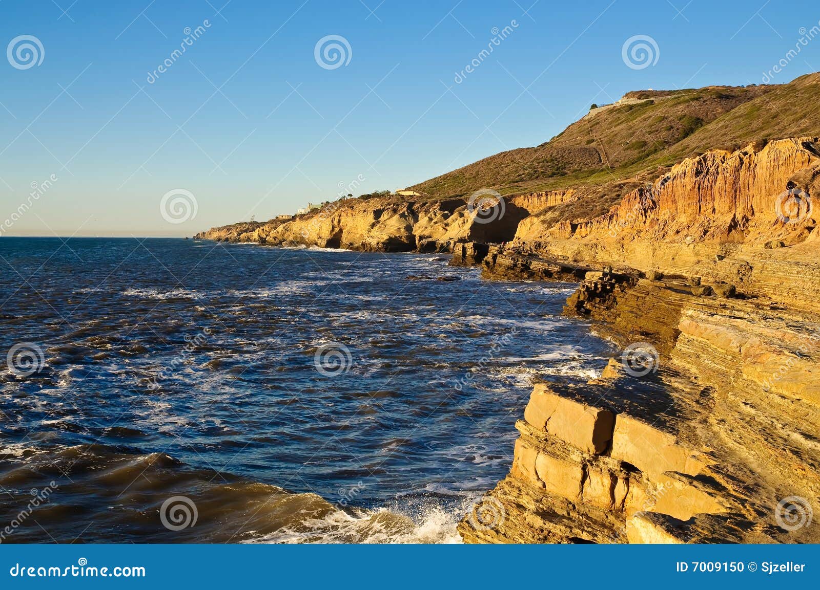 Sunset Cliffs stock photo. Image of cliffs, rock, waves - 7009150