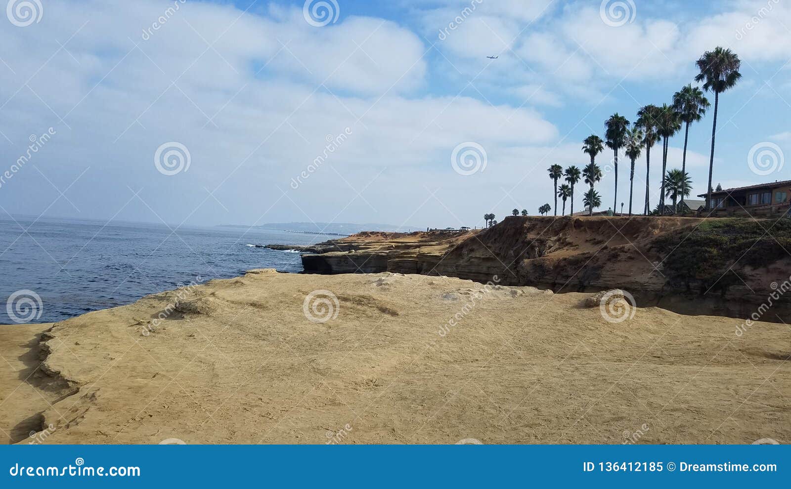 Sunset Cliffs stock image. Image of cliffs, ocean, beach - 136412185