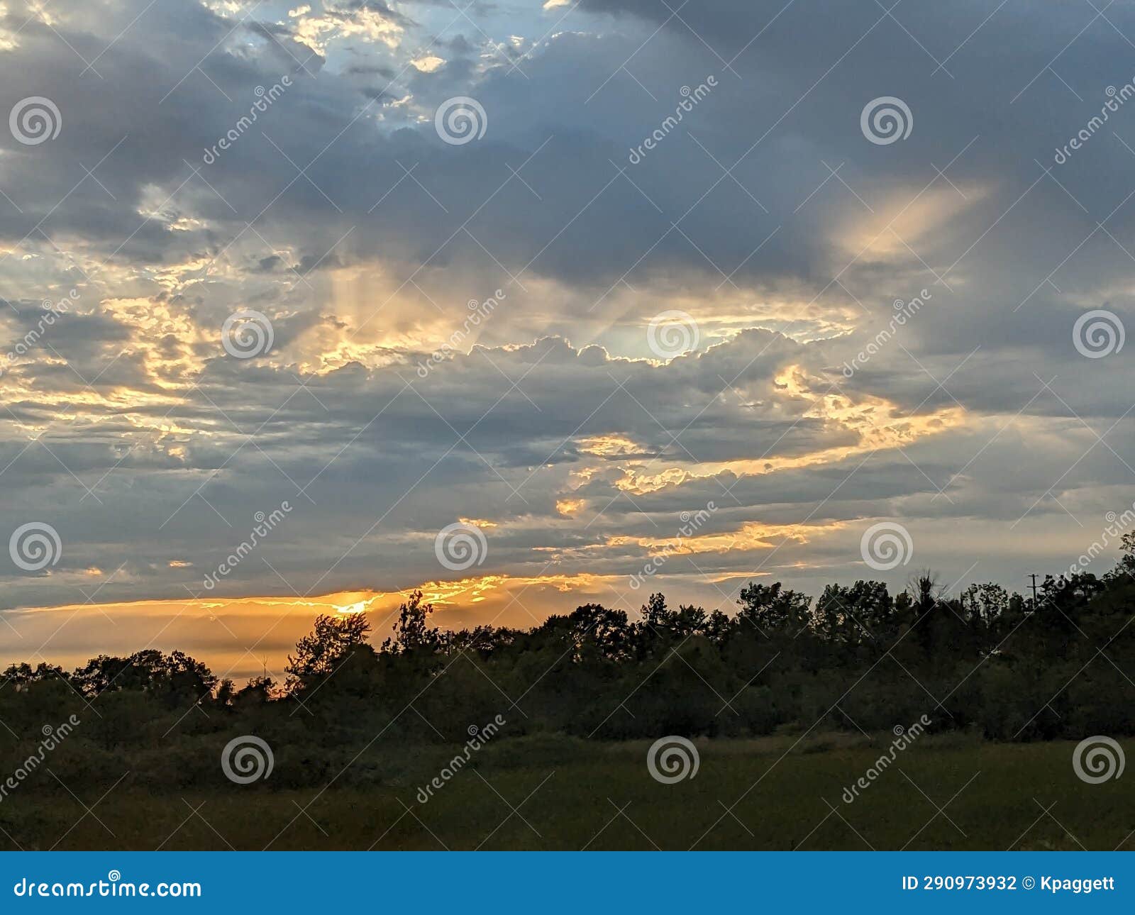 Sunset Clouds Lovely Weather Sun Stock Photo - Image of lovely, weather ...