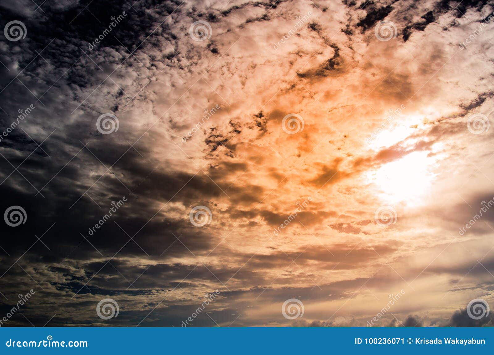 Sunset Clouds Texture Background . Stock Image - Image of cloud, blue ...